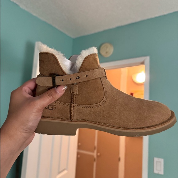 UGG | Shoes | Ugg Tan Suede Boots Classic Ankle Design | Poshmark